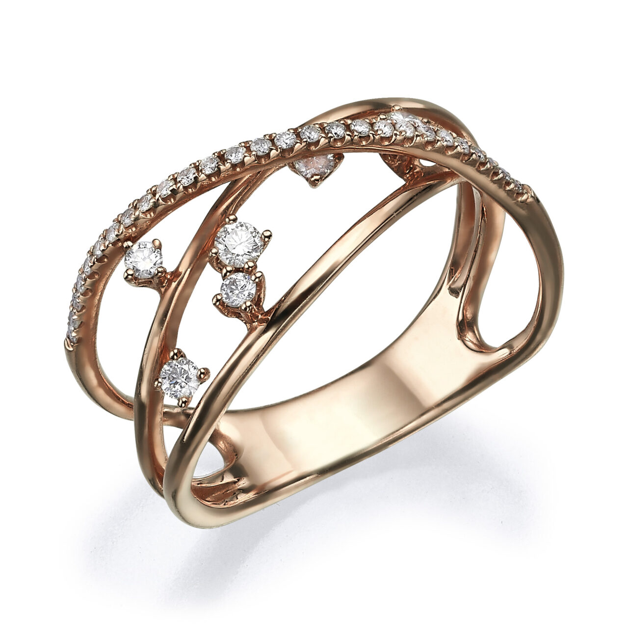 Scattered Diamonds Ring – Sharlin